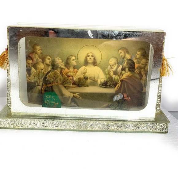 Accents | Lithopone Last Supper 3d Printed Metal Mirrored Edging ...